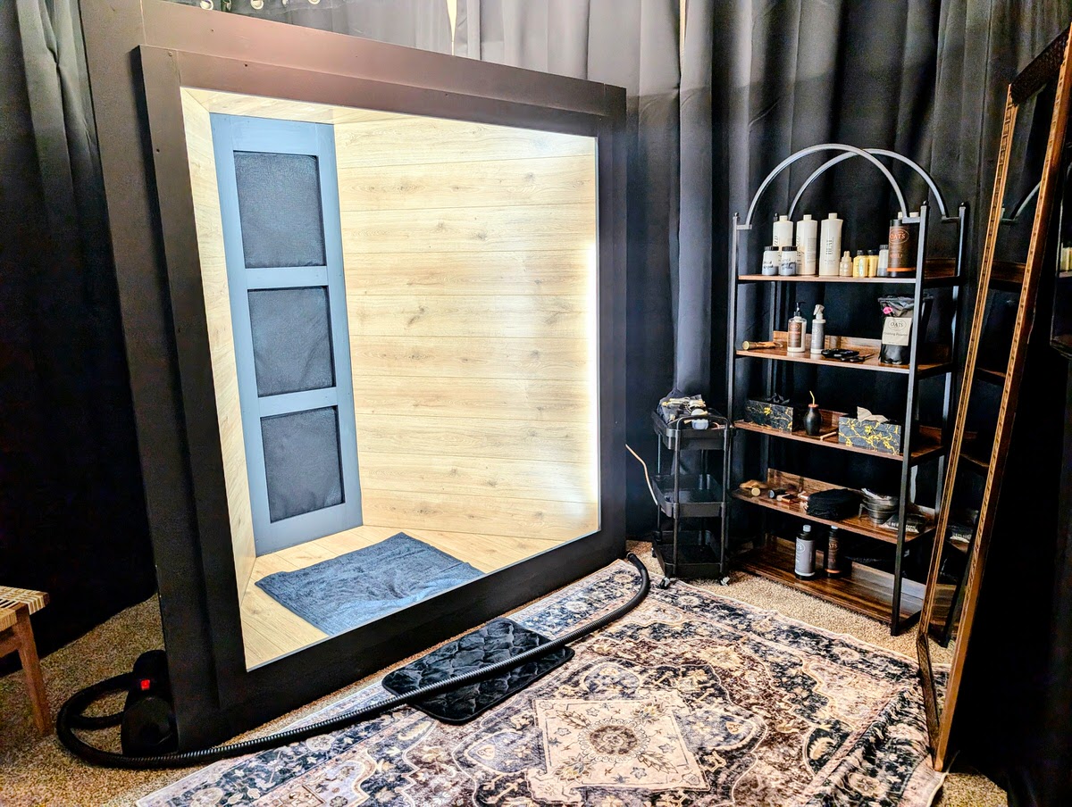 Plans for DIY Custom Spray Tan Booth Argyle, TX - Glow it Girl Airbrush ...